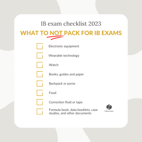 IB exam checklist: everything you need to pack for your IB exams in ...